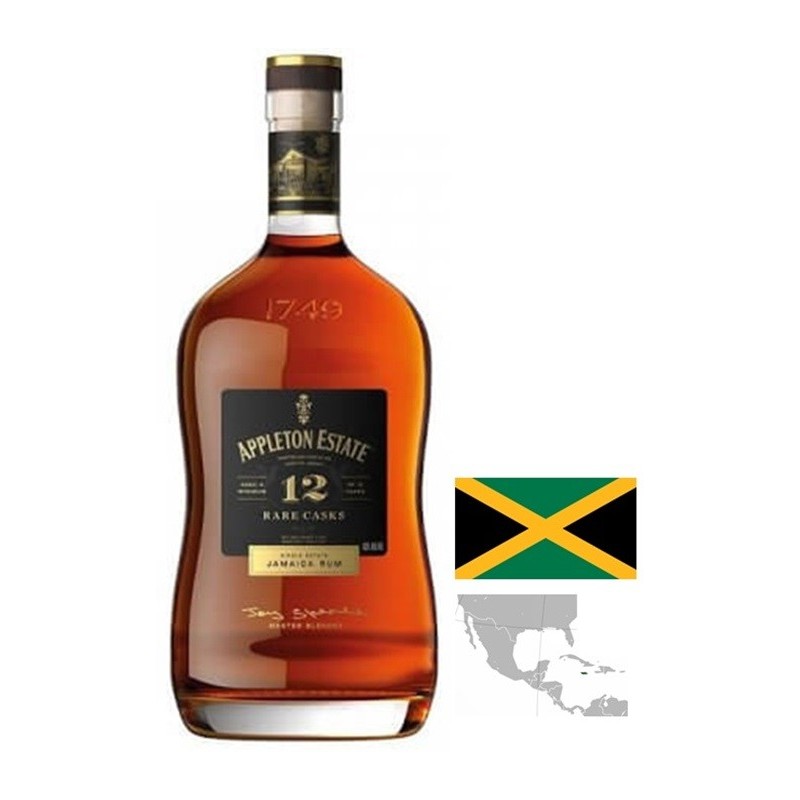 APPLETON ESTATE 12 ANS RHUM JAMAIQUE 70 CL 43°